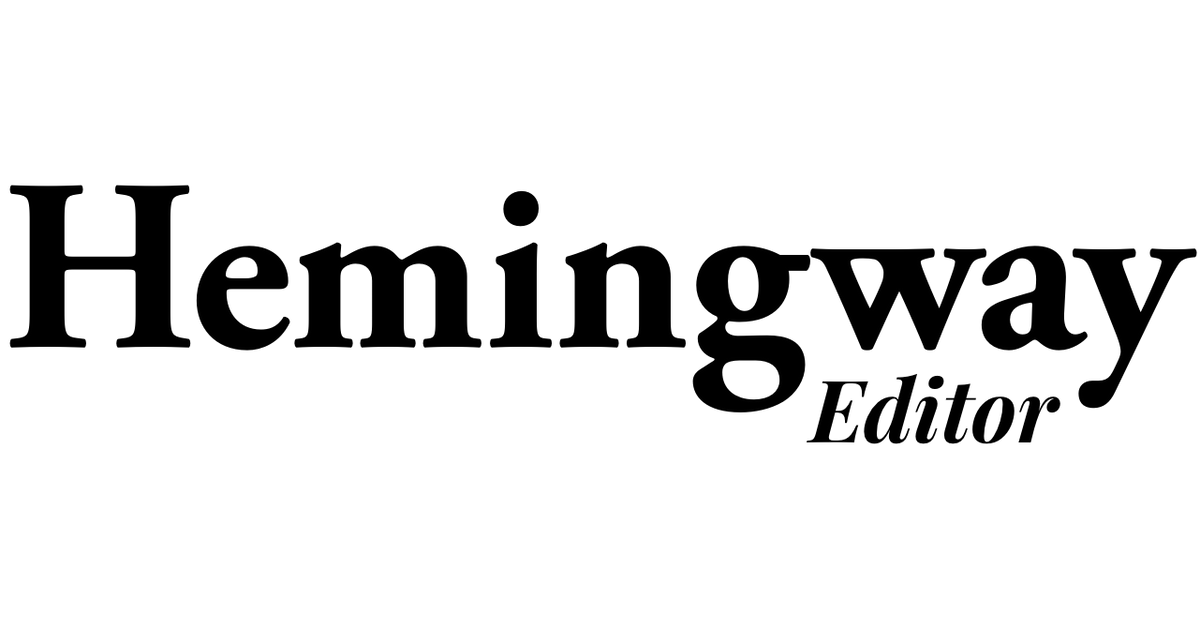 Hemingway Editor for Mac and Windows – Hemingway App